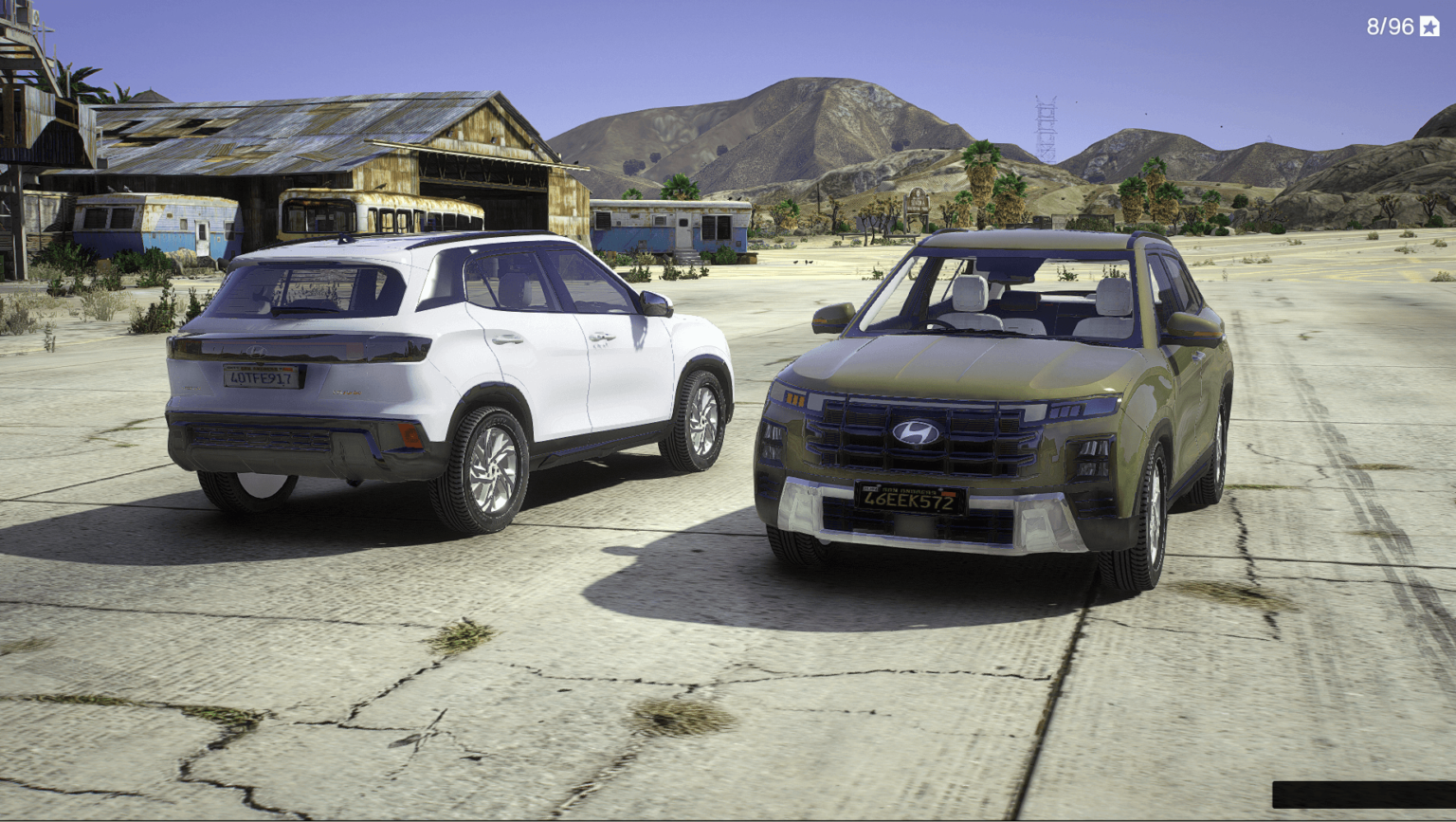 Hyundai Creta 2024 GTA 5 Addon Mod Original Interior