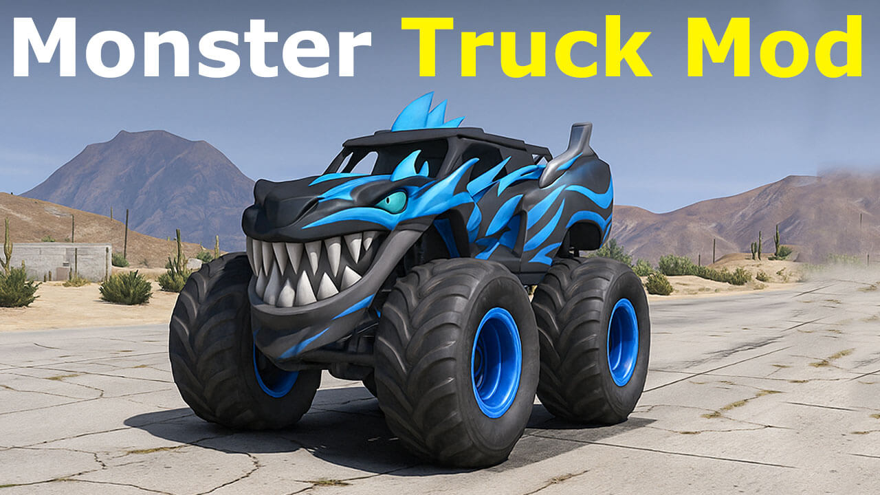 GTA 5 Free Monster Truck Mod – Unleash The Beast On Los Santos!